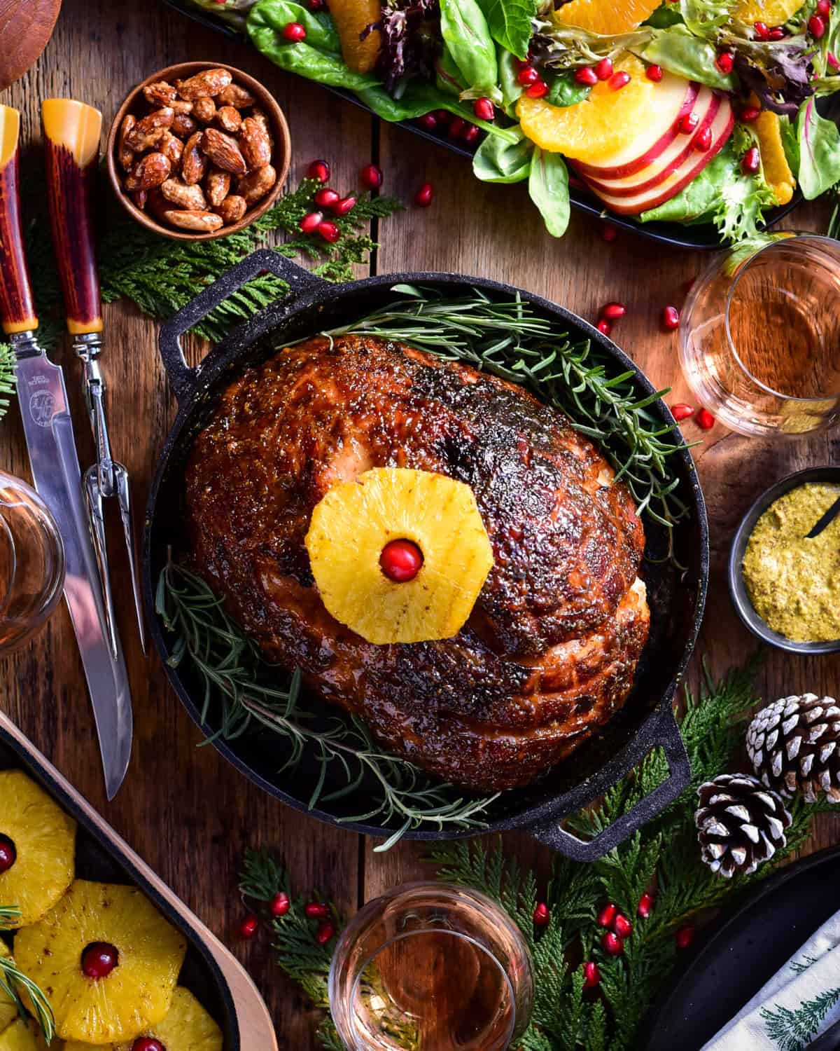 Wood-Fired Baked Ham with Brown Sugar Glaze - Zimmy's Nook