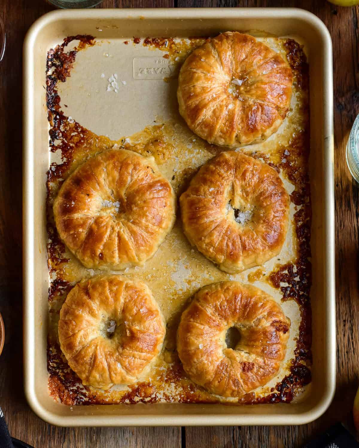 Savoury Apple-Brie Hand Pies - Zimmy's Nook