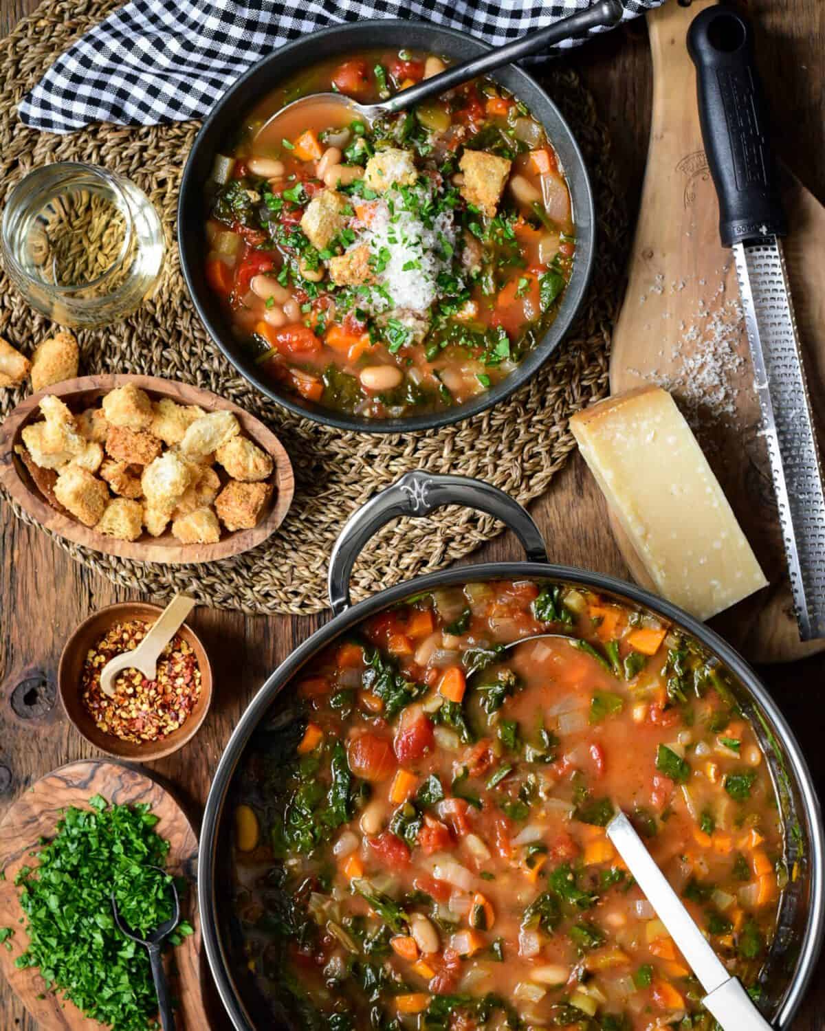 Rustic Vegetable Soup - Zimmy's Nook