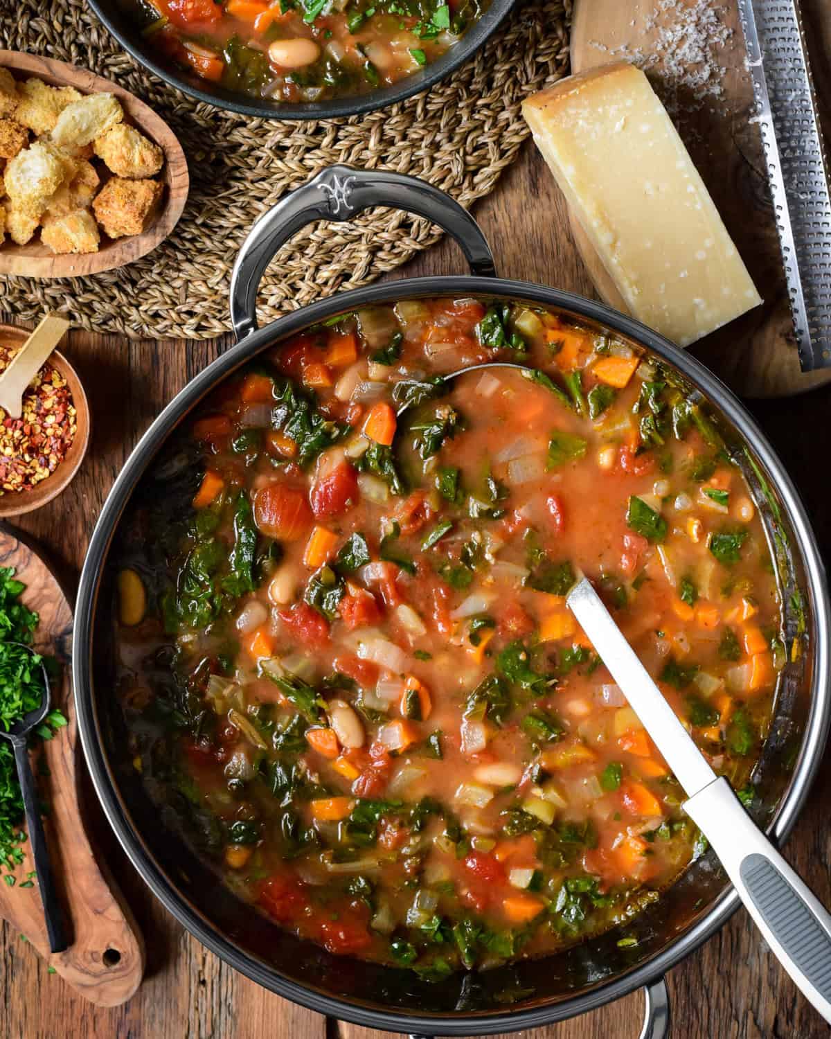 Rustic Vegetable Soup - Zimmy's Nook