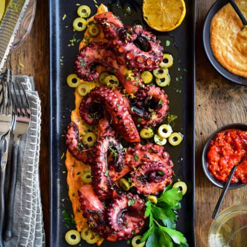 Sous-Vide Grilled Octopus - Zimmy's Nook