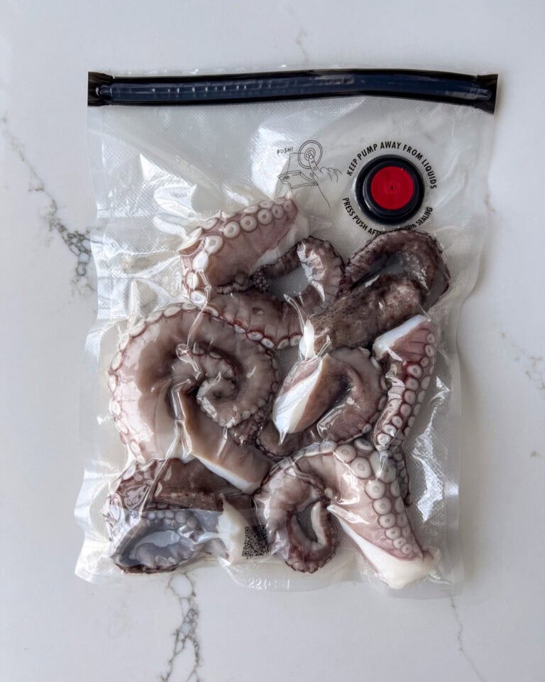Sous-Vide Grilled Octopus - Zimmy's Nook