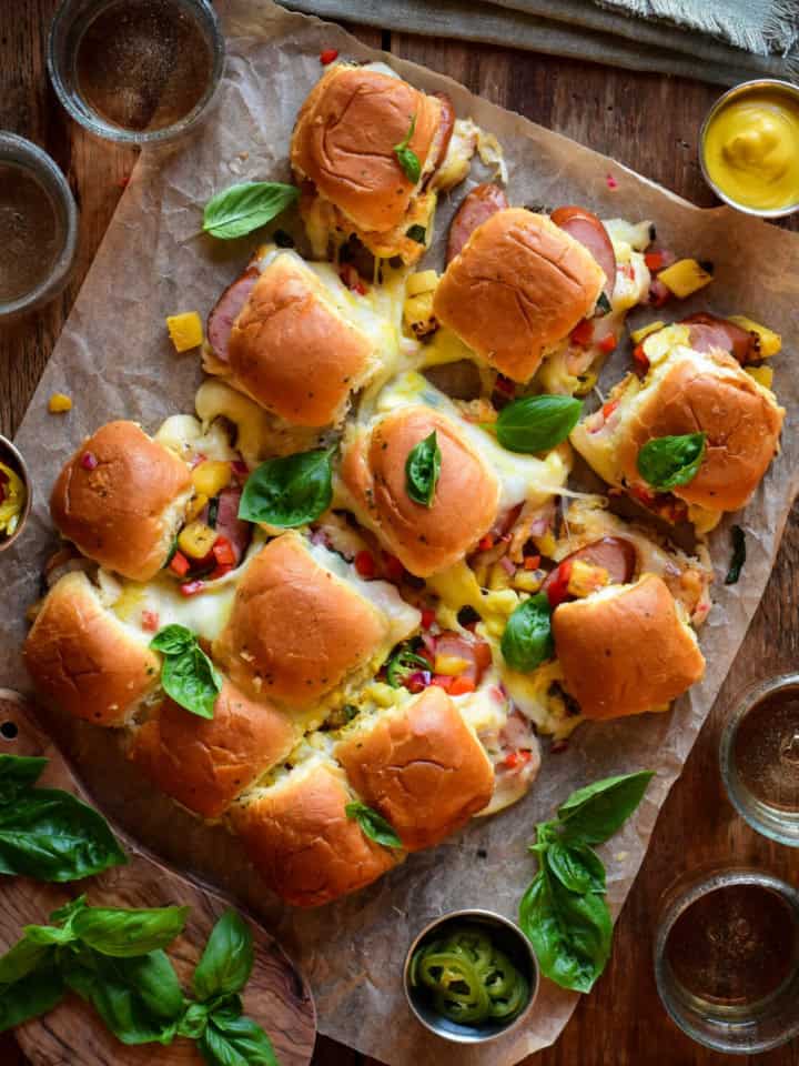Chopped Italian Sliders - Zimmy's Nook