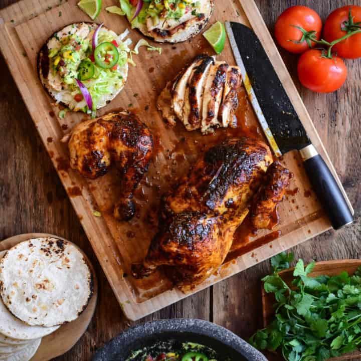 Roasted Chicken Tacos - Zimmy's Nook