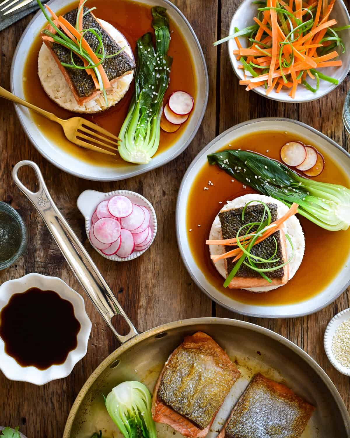 Salmon with Ponzu Sauce - Zimmy's Nook