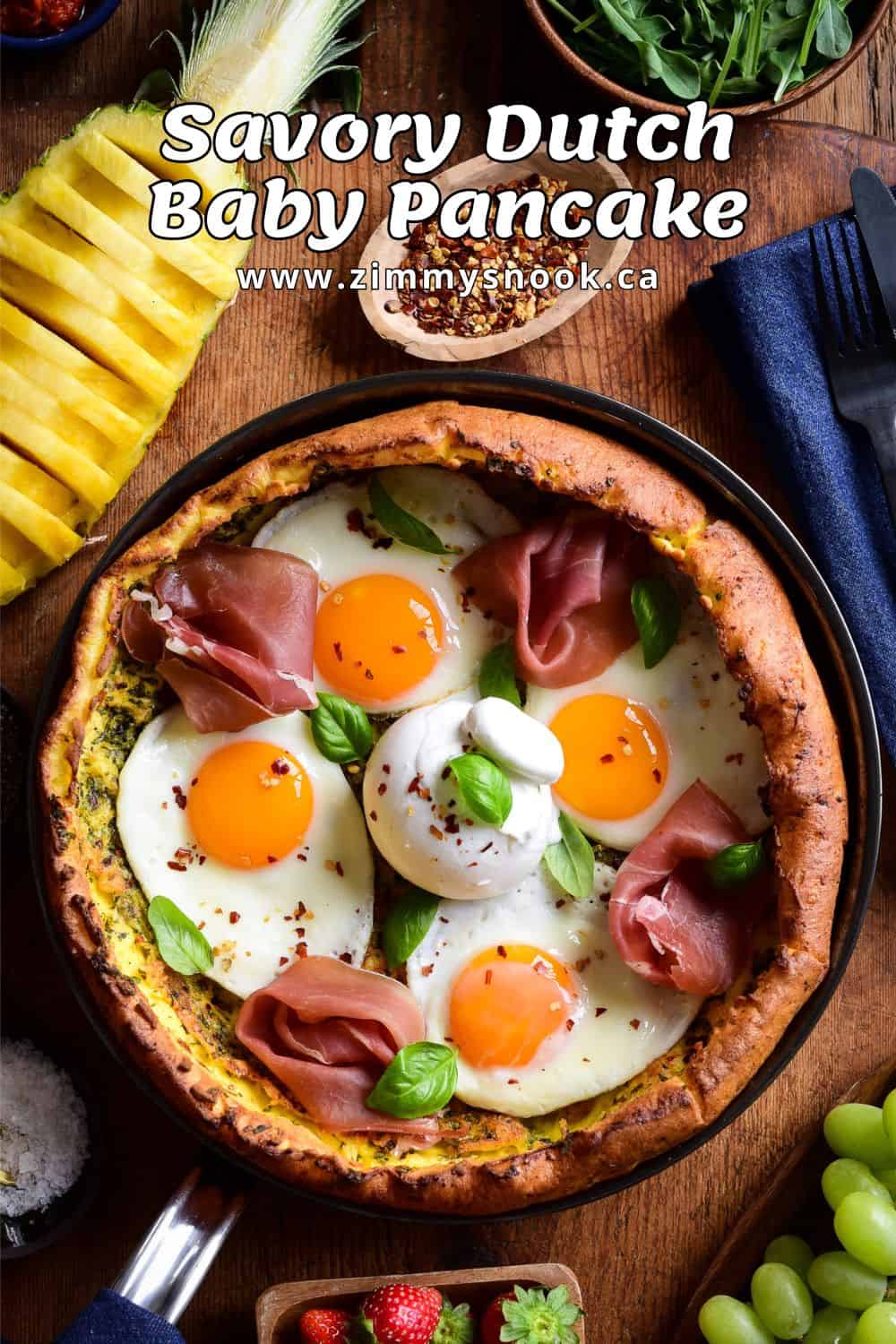 Savory Dutch Baby Pancake - Zimmy's Nook