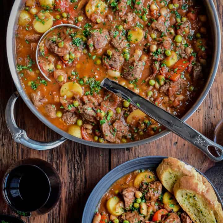 Spanish-Style Lamb Stew - Zimmy's Nook