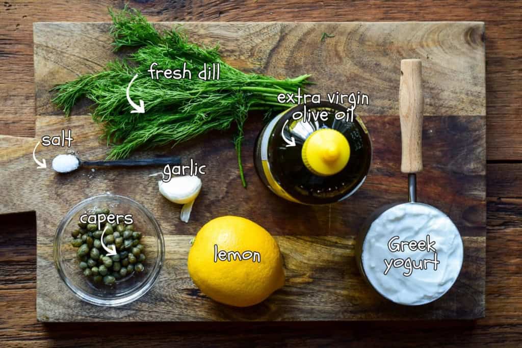 Lemon–Dill Potato Stacks with Greek Yogurt & Capers - Zimmy's Nook